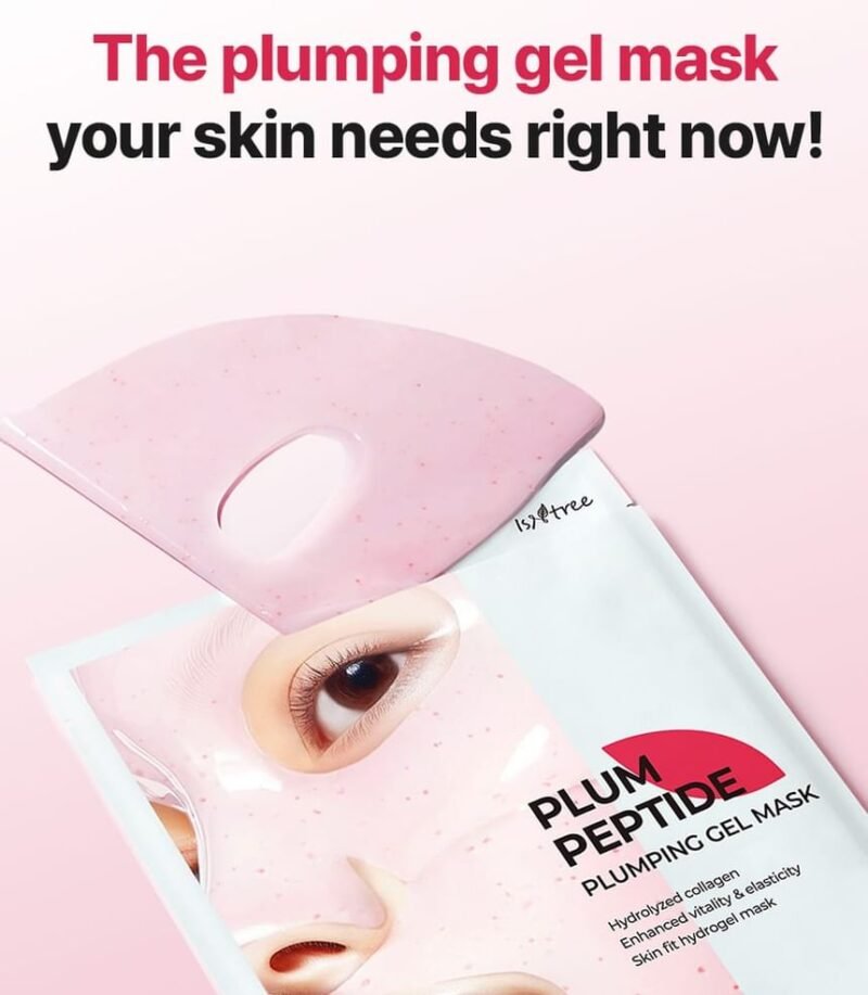 Plum Peptide Plumping Gel Mask Set – 4 mask – Isntree